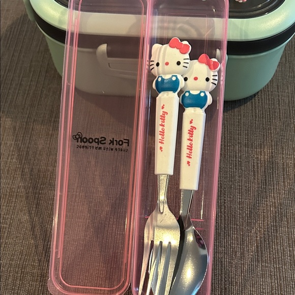Hello Kitty | Dining | Hello Kitty Fork And Spoon Set New | Poshmark